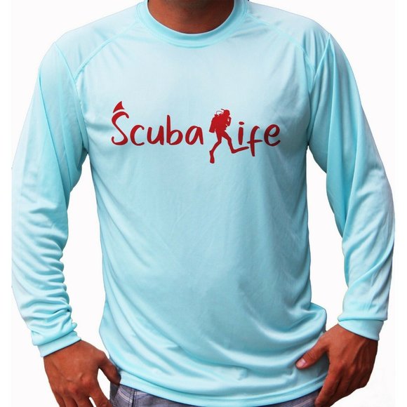 Shirts | Scuba Life Diver Diving Logo Long Sleeve Upf 5 Tshirt Sport ...